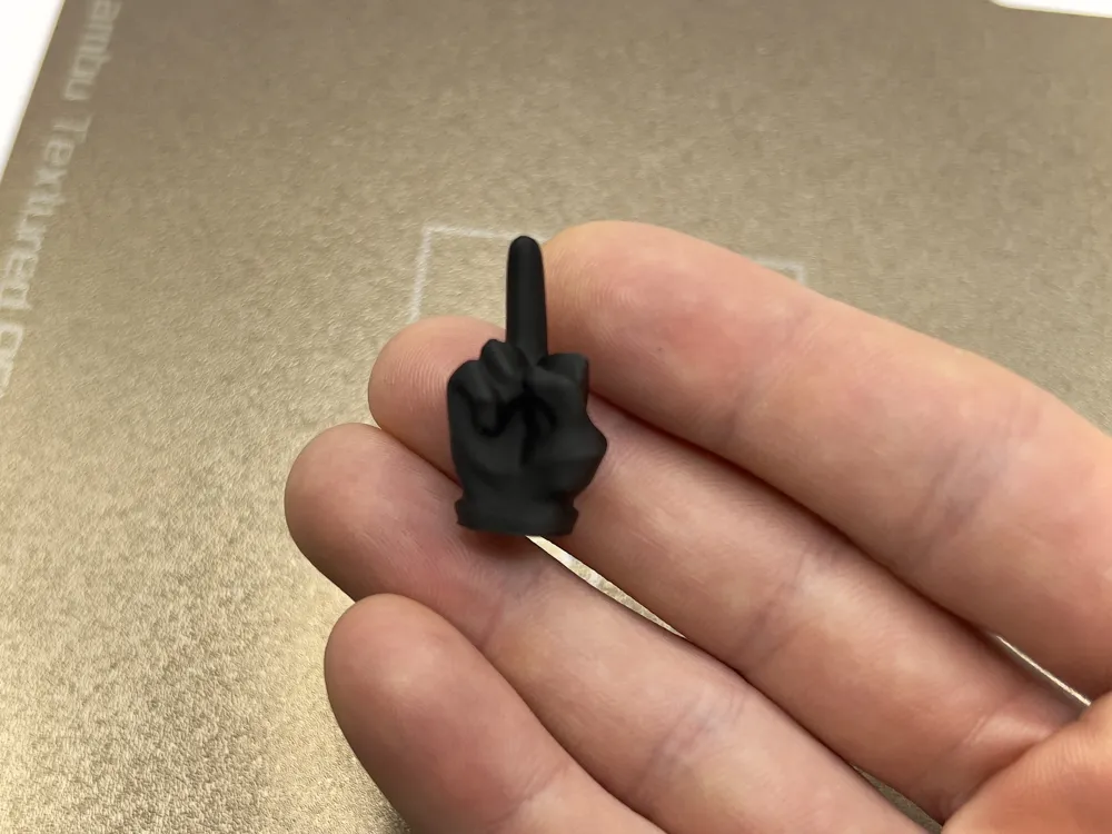 Mini Middle Finger by FlmanCreates MakerWorld: Download Free 3D Models