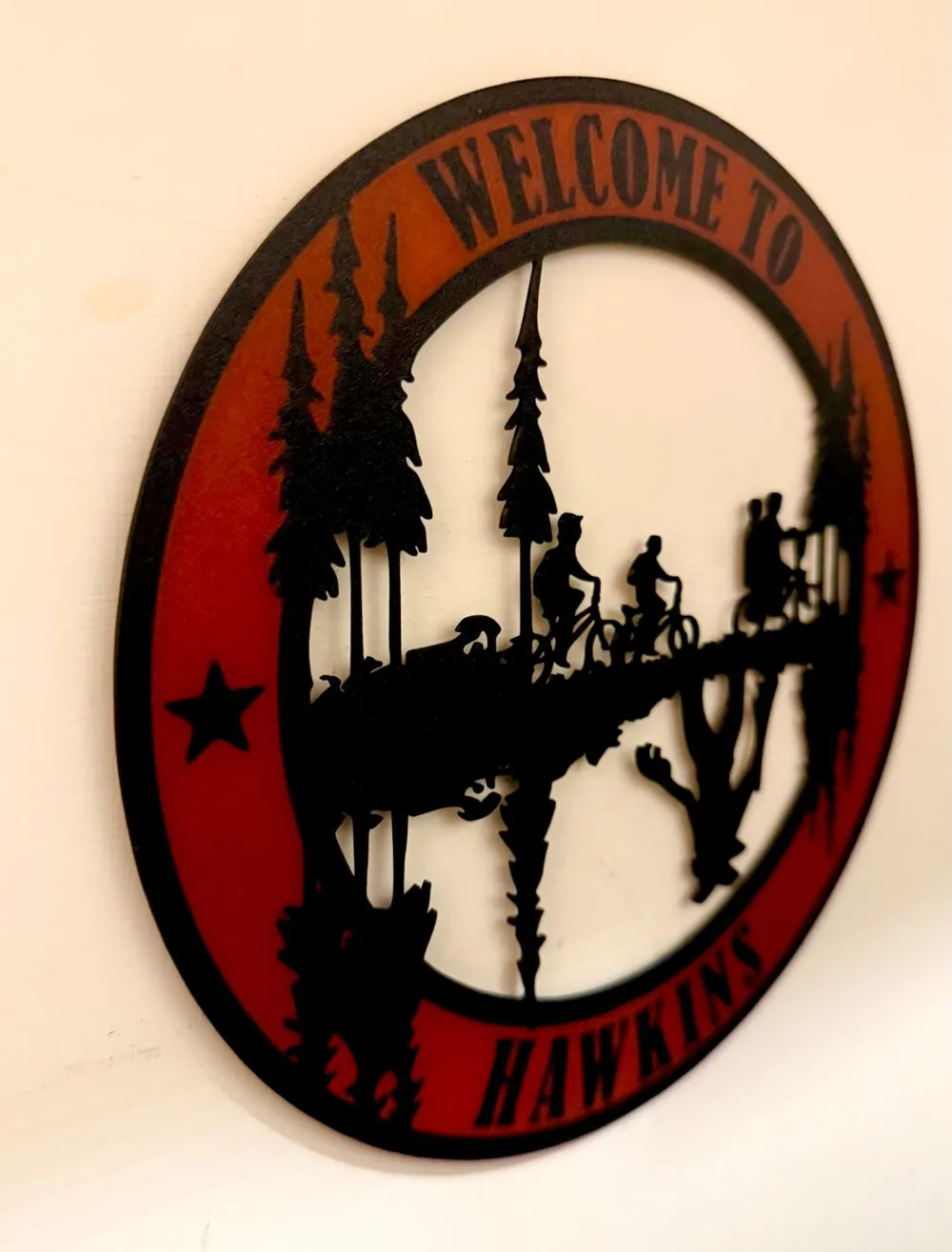 Stranger things wall art - Free 3D Print Model - MakerWorld