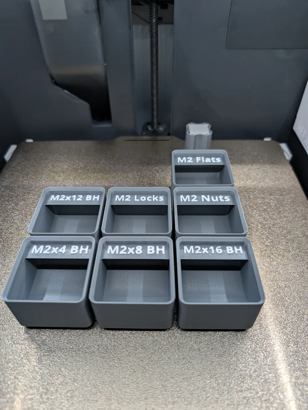 Gridfinity M2-M5 Stackable Fastener Bins by Kernel Spike MakerWorld ...