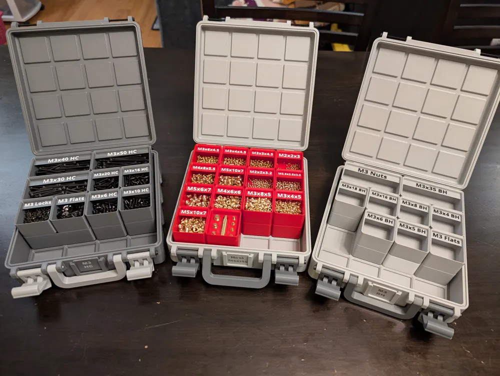 Gridfinity M2-M5 Stackable Fastener Bins by Kernel Spike MakerWorld: Download Free 3D Models