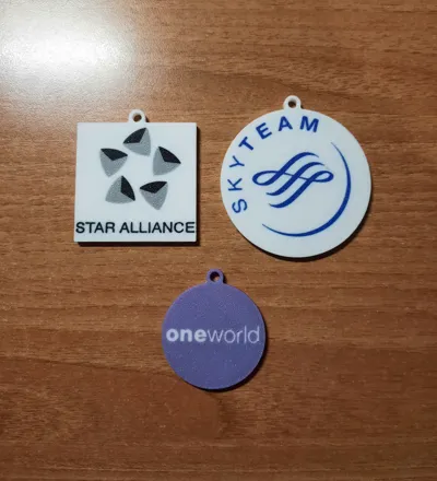 Airline alliances keychains by Luke-Leek-98 - MakerWorld