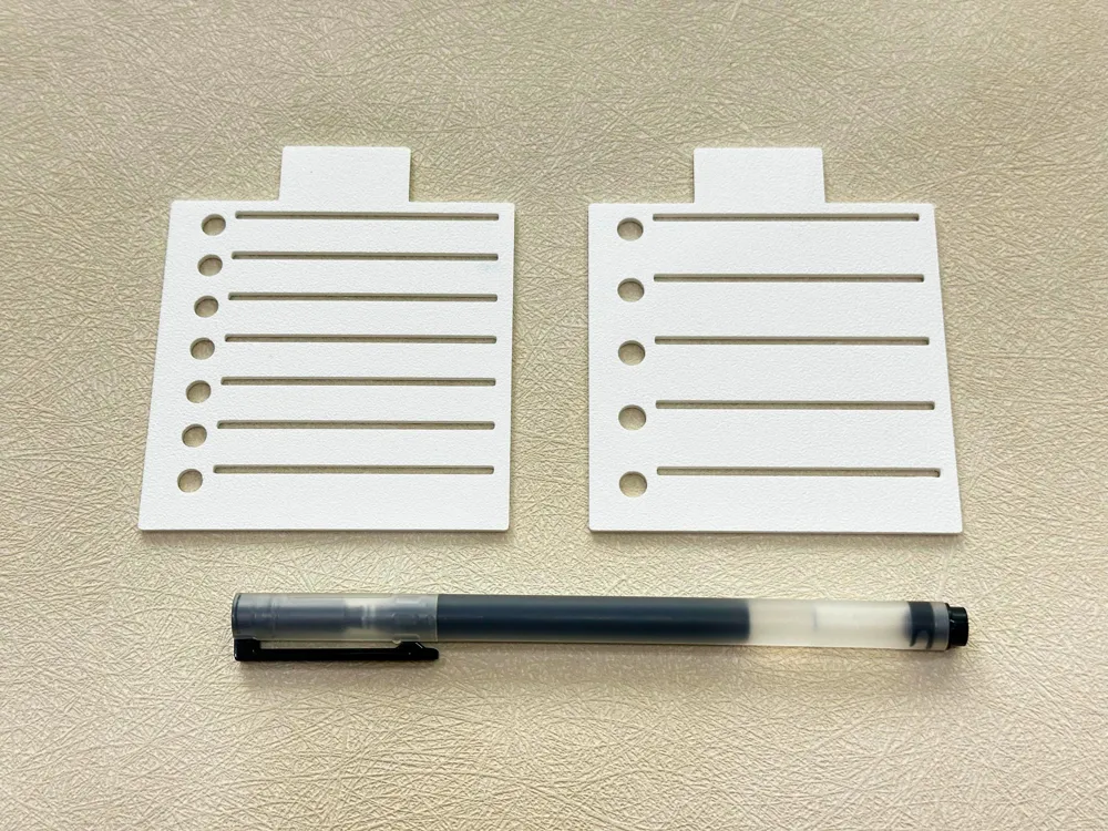 Sticky Note Holder with Checklist Stencil Set by TuTu MakerWorld ...