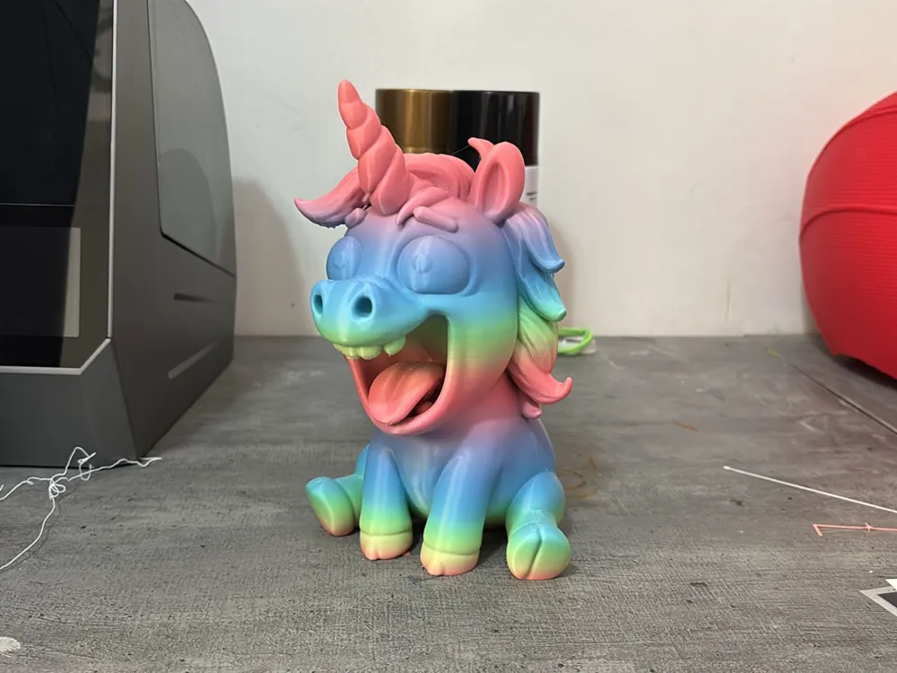 Uni the Bit Crazy Unicorn - Free 3D Print Model - MakerWorld