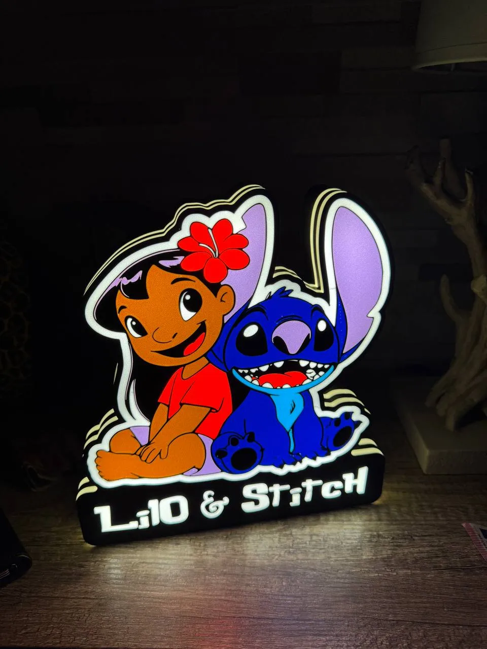 Lilo and Stitch Lightbox Customizable Name by Love Print 3D MakerWorld: Download Free 3D Models