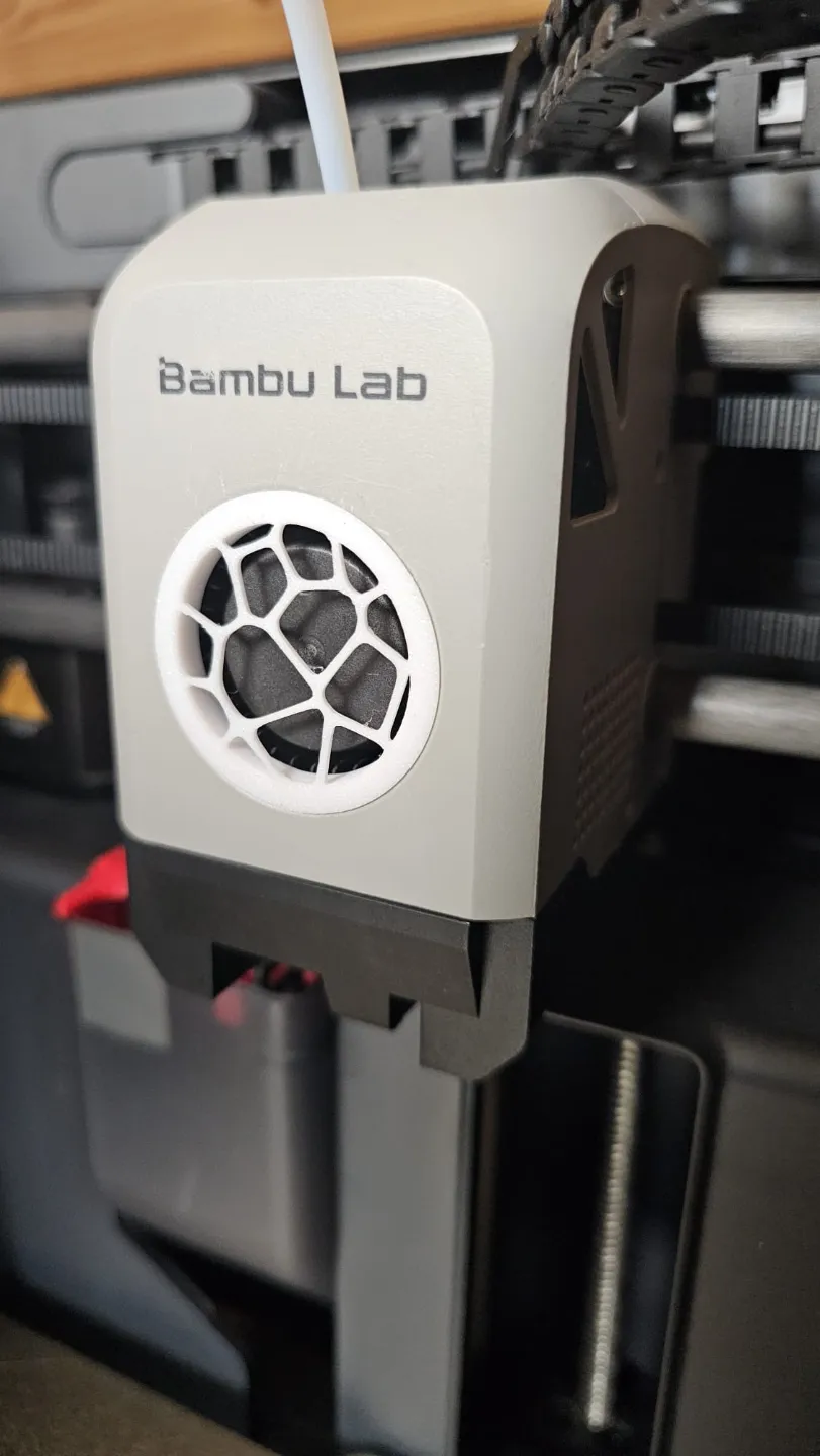 P1S/P1P/X1C Fan Cover Voronoi by Oxaspa - MakerWorld