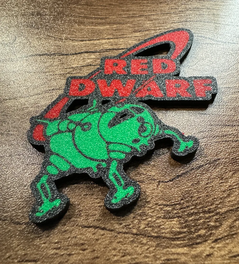 Red Dwarf Magnet (8x3mm magnets) by omie - MakerWorld