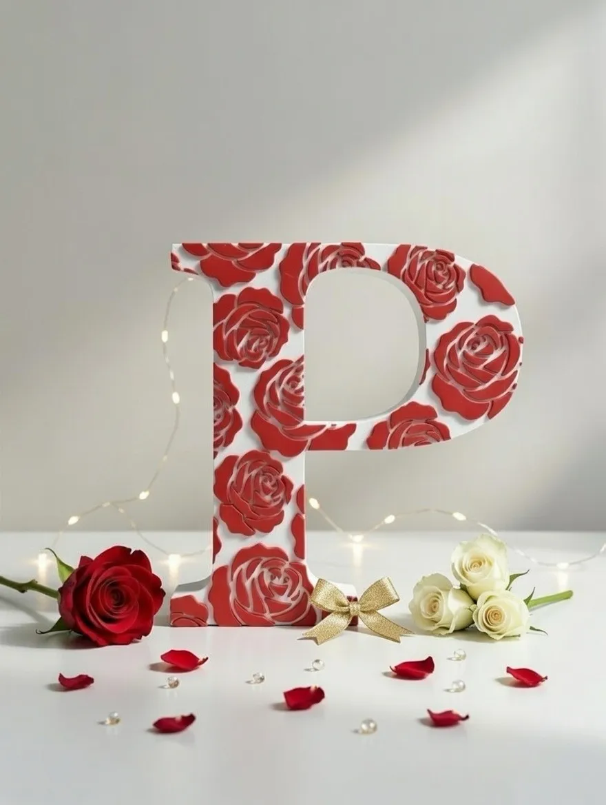 Alphabet Roses set A to Z - Free 3D Print Model - MakerWorld