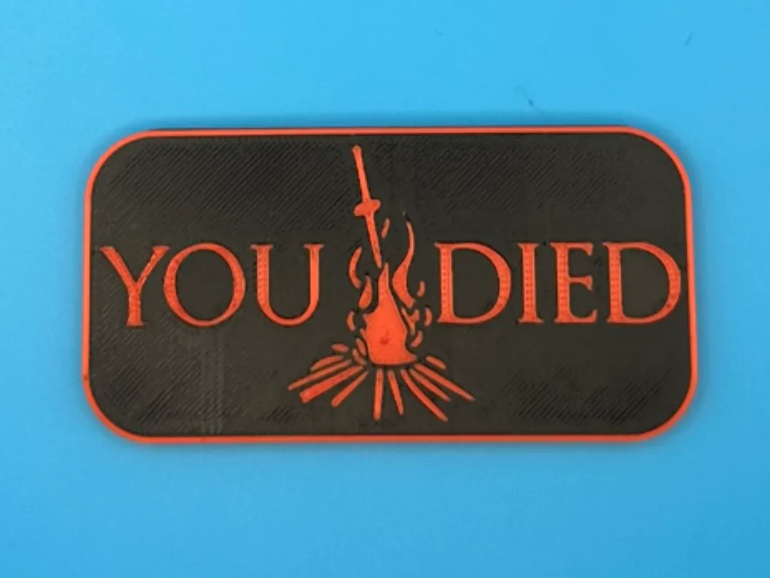 YOU DIED - Écran de Mort Soulsborne - Modèle d'Impression 3D Gratuit ...