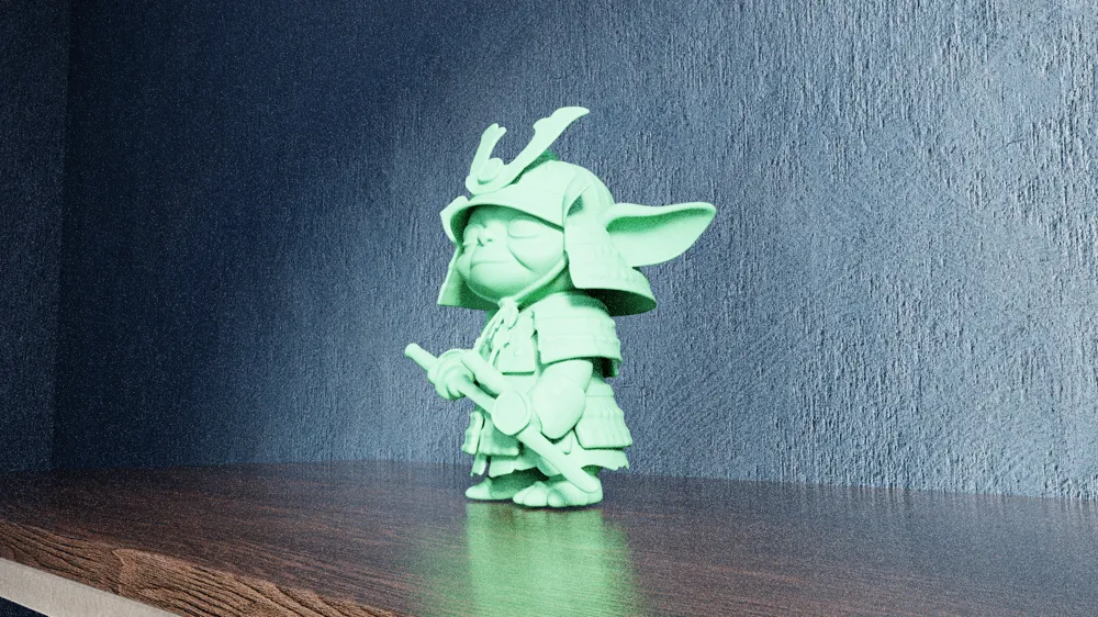 Samurai Yoda - Free 3D Print Model - MakerWorld