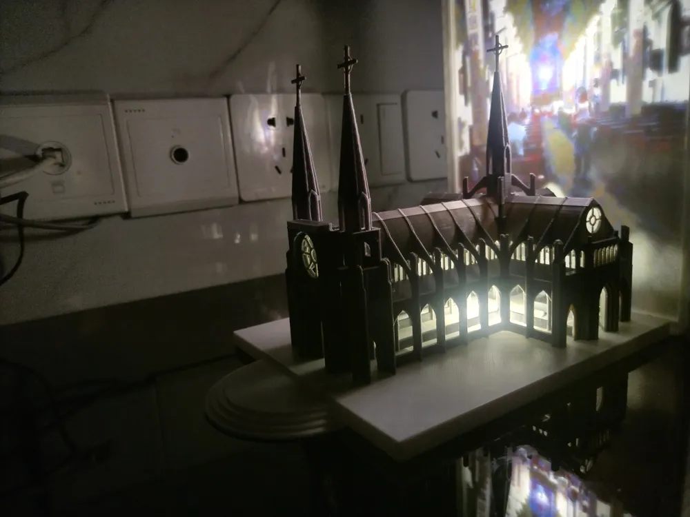 Gothic Cathedral - Free 3D Print Model - MakerWorld