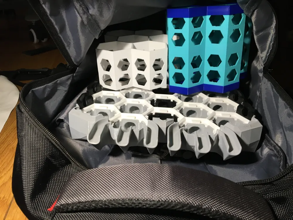 Hextraction Tile Caddy for A1 mini + options - Free 3D Print Model ...