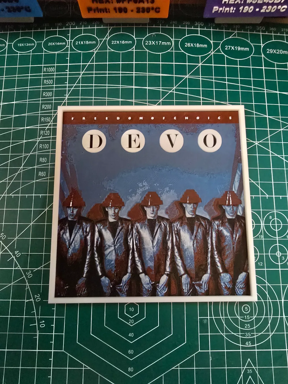 Devo "Freedom of Choice" Album - Hueforge Art by Lumpy3D - MakerWorld