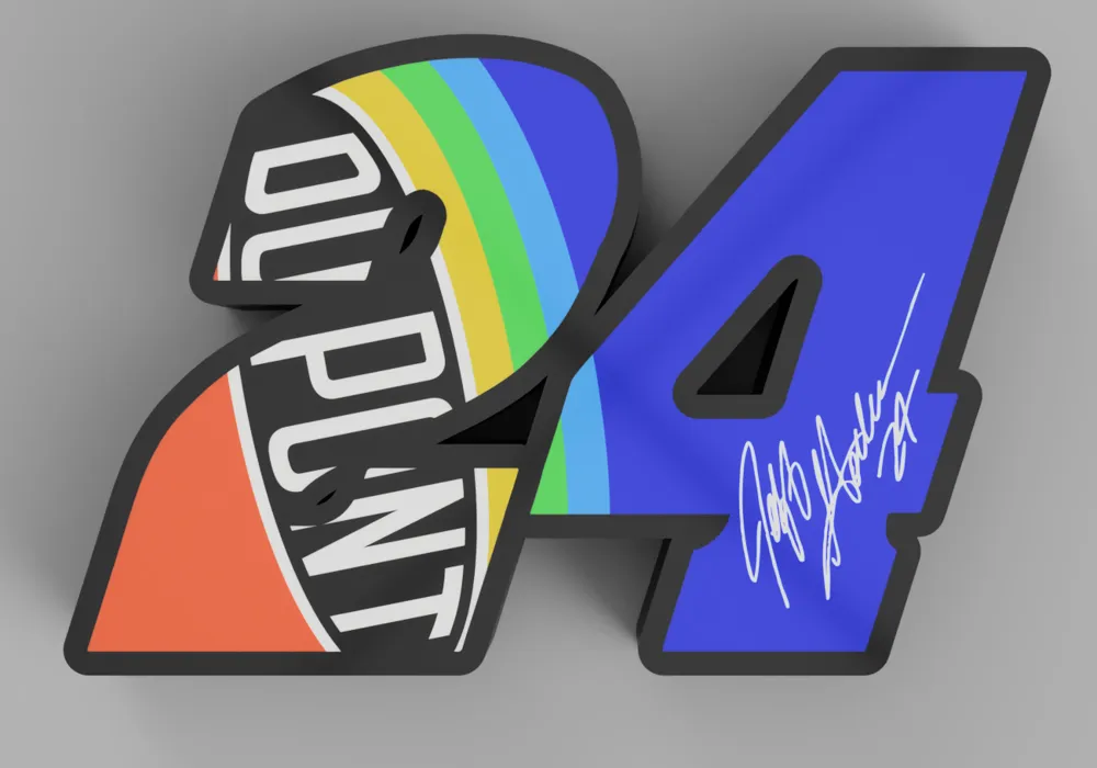 Jeff Gordon #24 Lightbox by cruizincris2006 - MakerWorld