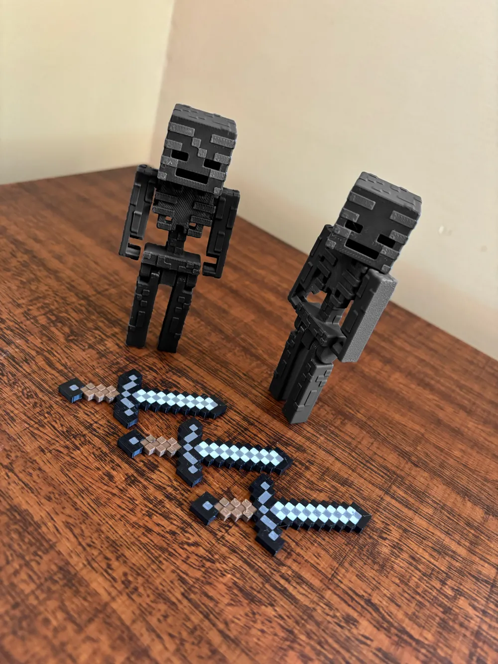 Minecraft Wither Skeleton – Articulated - Free 3D Print Model - MakerWorld