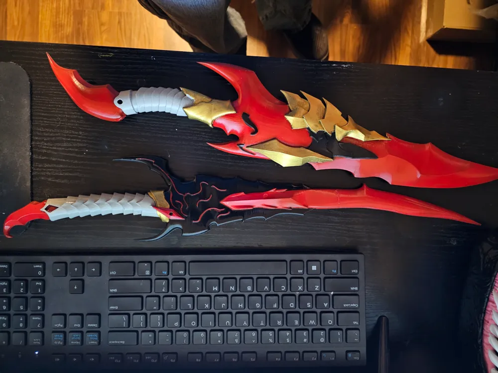 Kamish Daggers from Solo Leveling Remixed by bbush362 MakerWorld ...