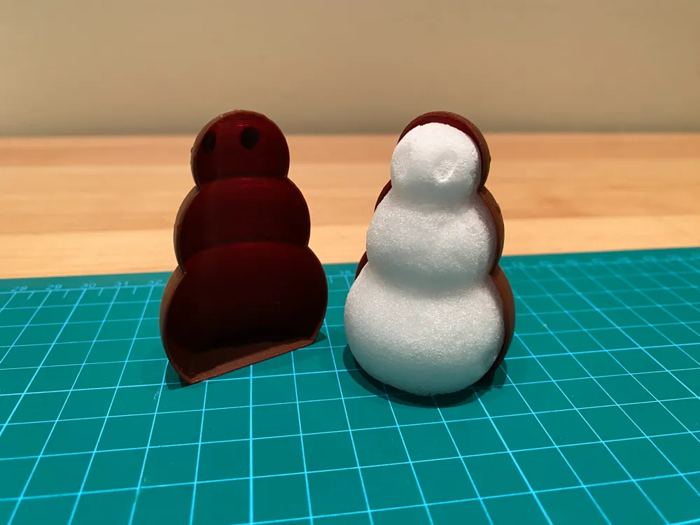 Snowman Snow Mold / Maker by Alexander Vogrin - MakerWorld