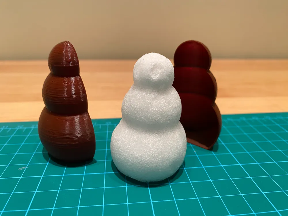 Snowman Snow Mold / Maker by Alexander Vogrin - MakerWorld