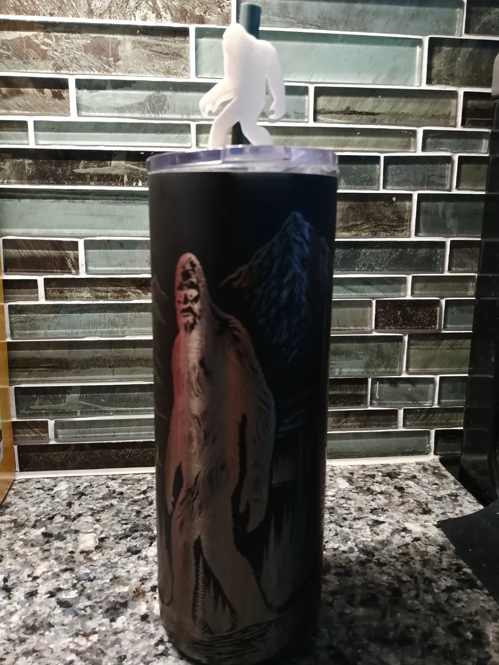Big Foot straw Topper - Free 3D Print Model - MakerWorld