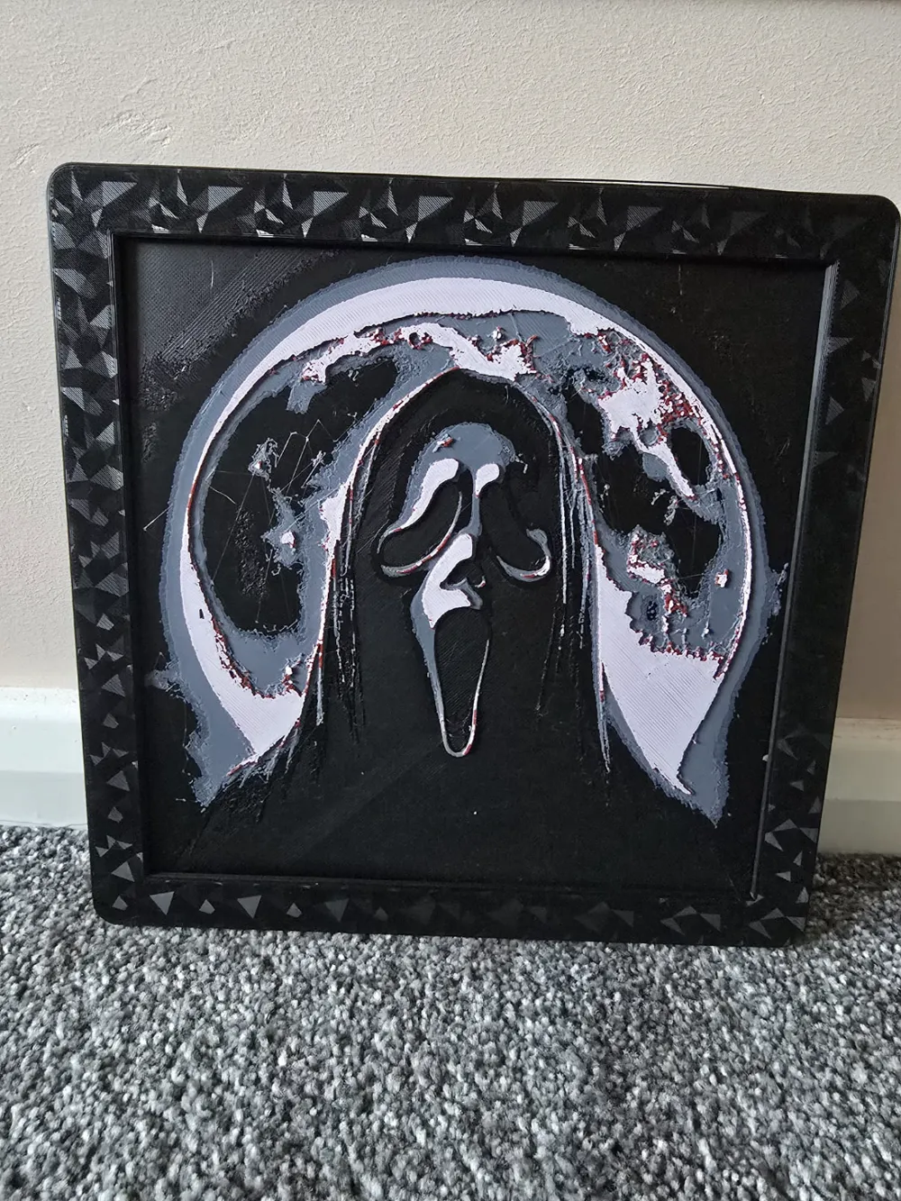 Ghost Face on a moon lit night by Wozza - MakerWorld