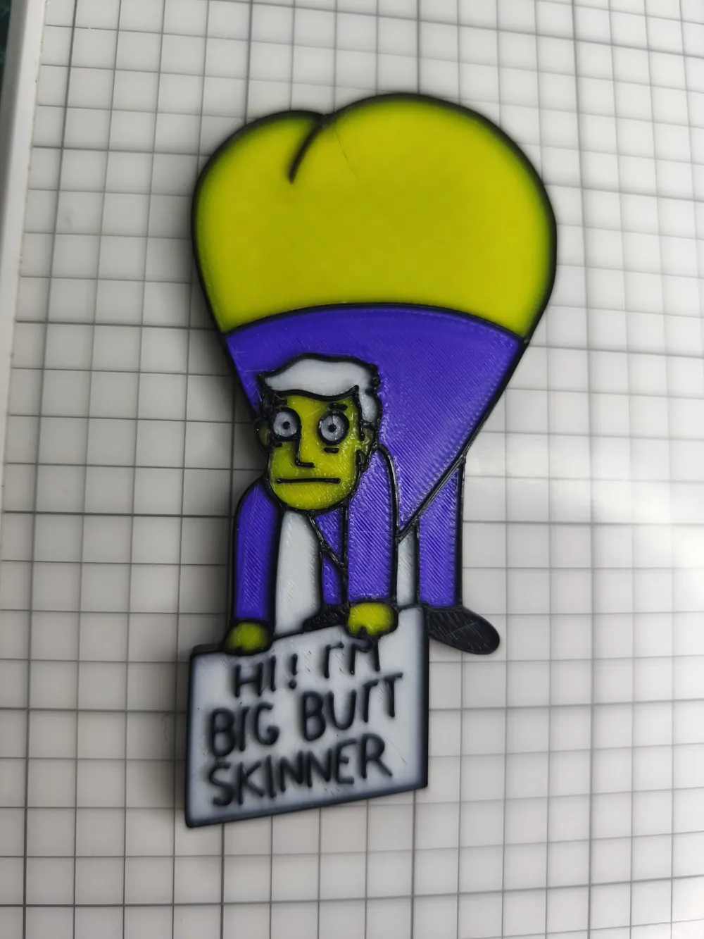 Imán Skinner Butt | Los Simpson by Luna Eterna Handmade - MakerWorld