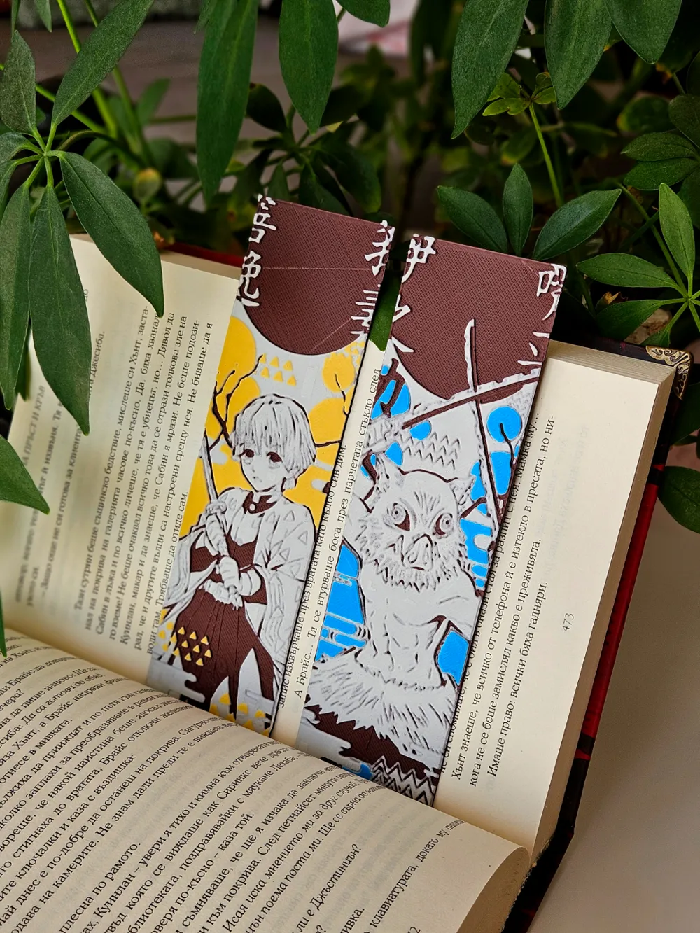 Zenitsu & Inosuke - Demon Slayer Bookmarks Set 2/8 by C3D MakerWorld ...