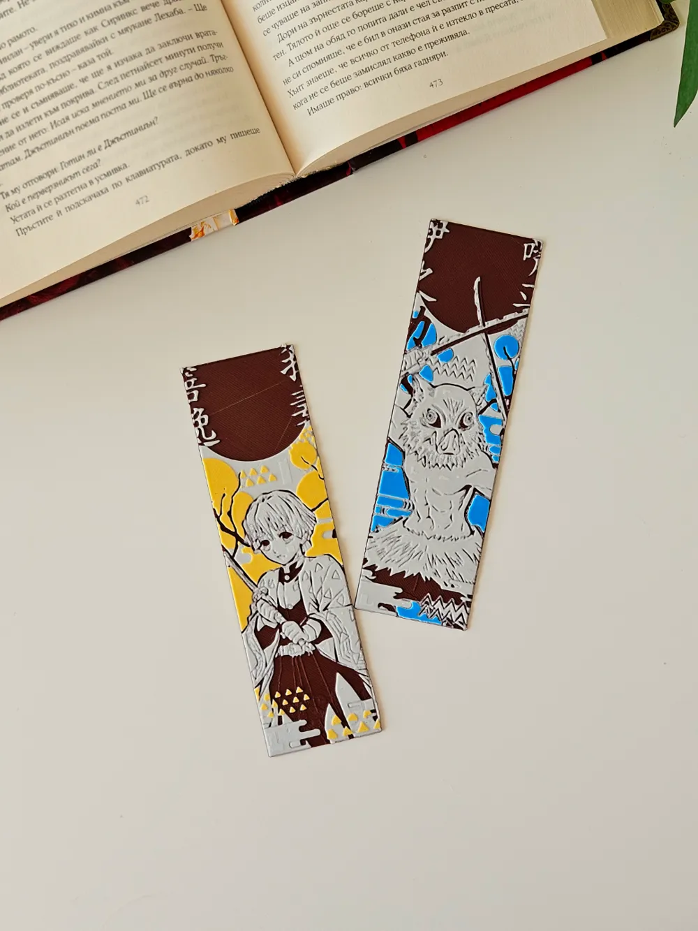 Zenitsu & Inosuke - Demon Slayer Bookmarks Set 2/8 by C3D MakerWorld ...