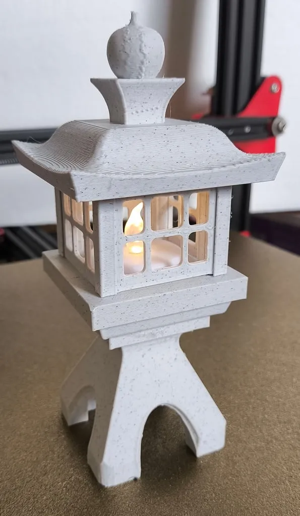 Japanese Garden Lantern - Free 3D Print Model - MakerWorld