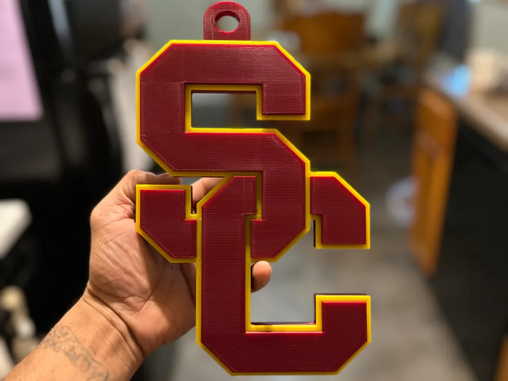 USC Trojans Oversized Logo - Free 3D Print Model - MakerWorld