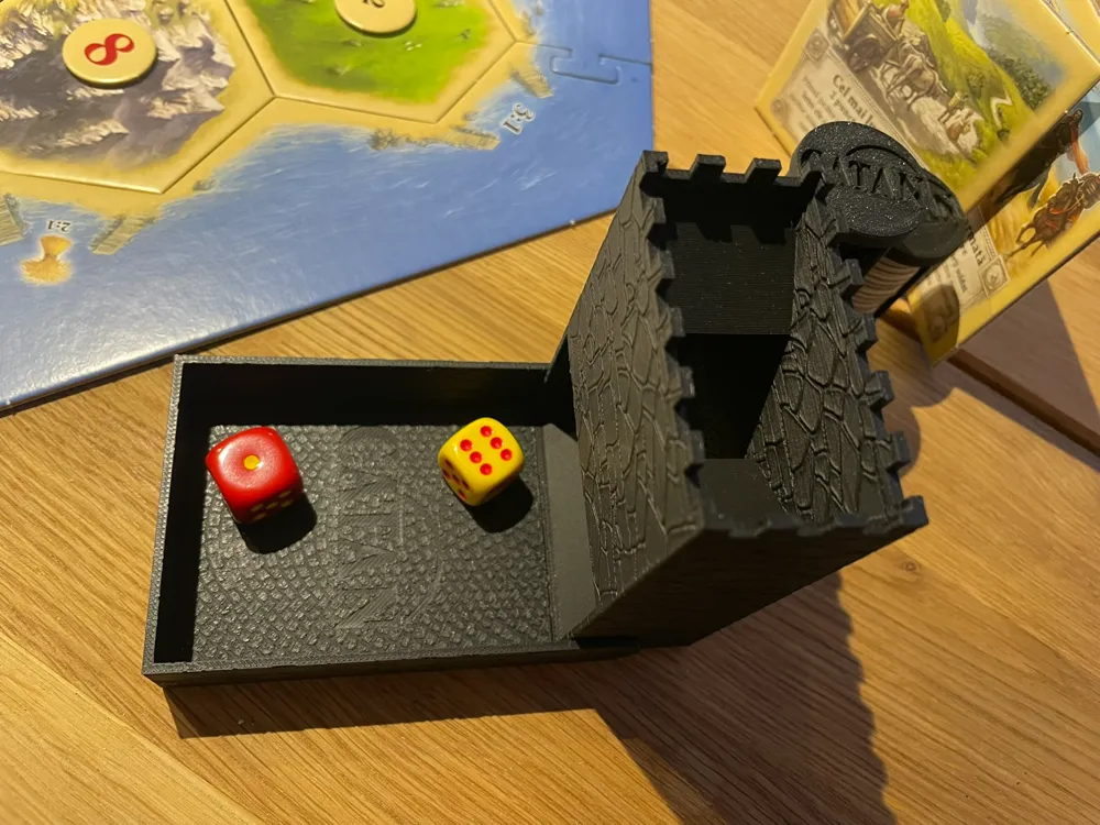 Catan Foldable/Collapsible Dice Tower by Birz MakerWorld: Download Free ...