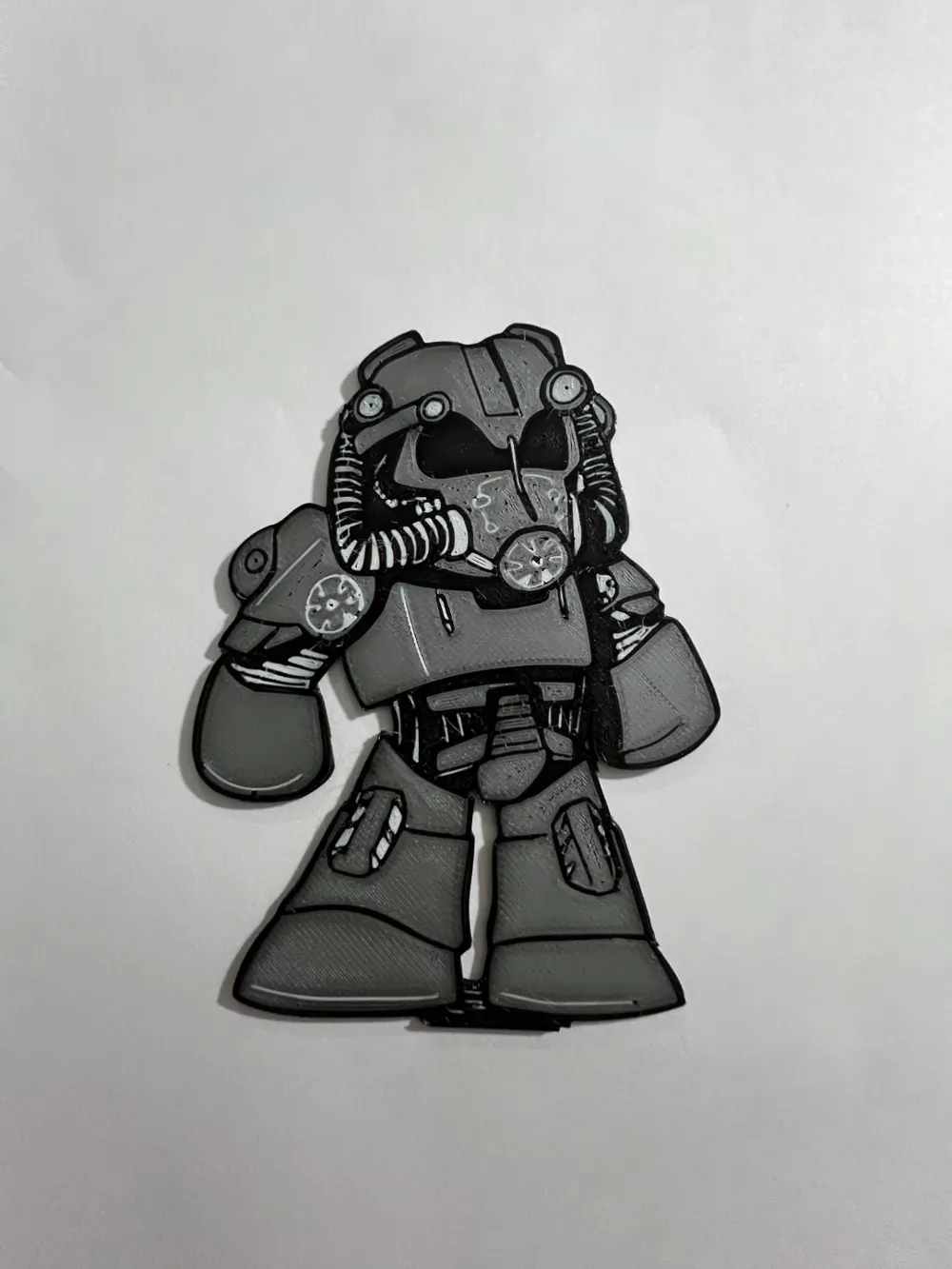 fallout power armor Chibi by JZA3D. - MakerWorld