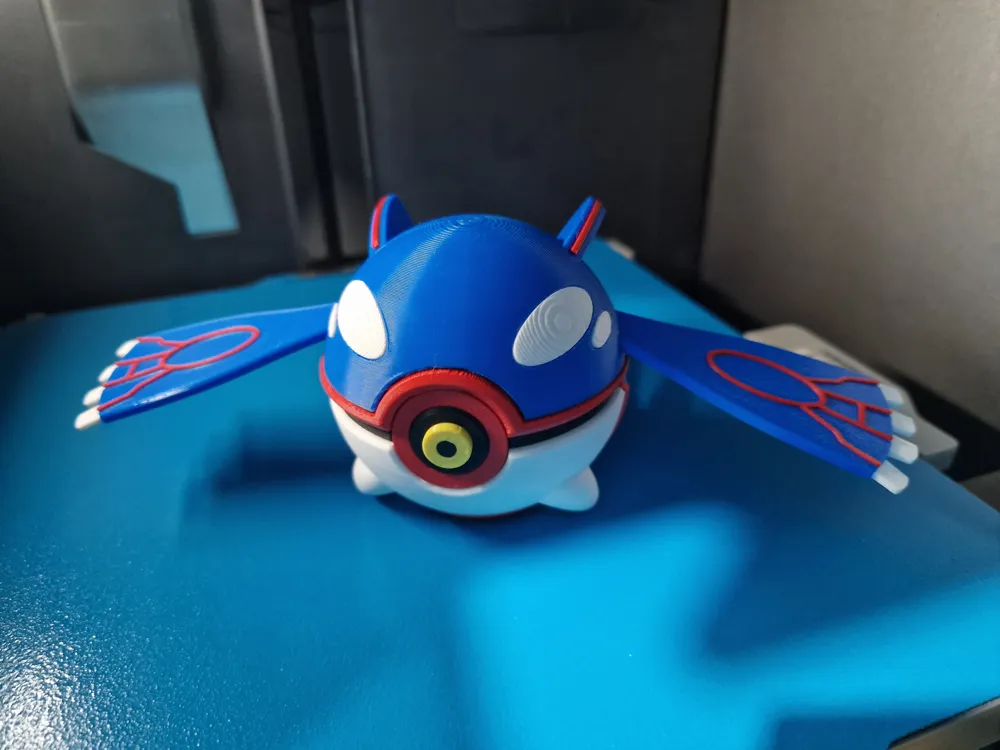 Kyogre Pokeball by Poke Prints MakerWorld: Download Free 3D Models
