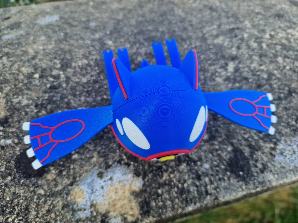 Kyogre Pokeball by Poke Prints MakerWorld: Download Free 3D Models
