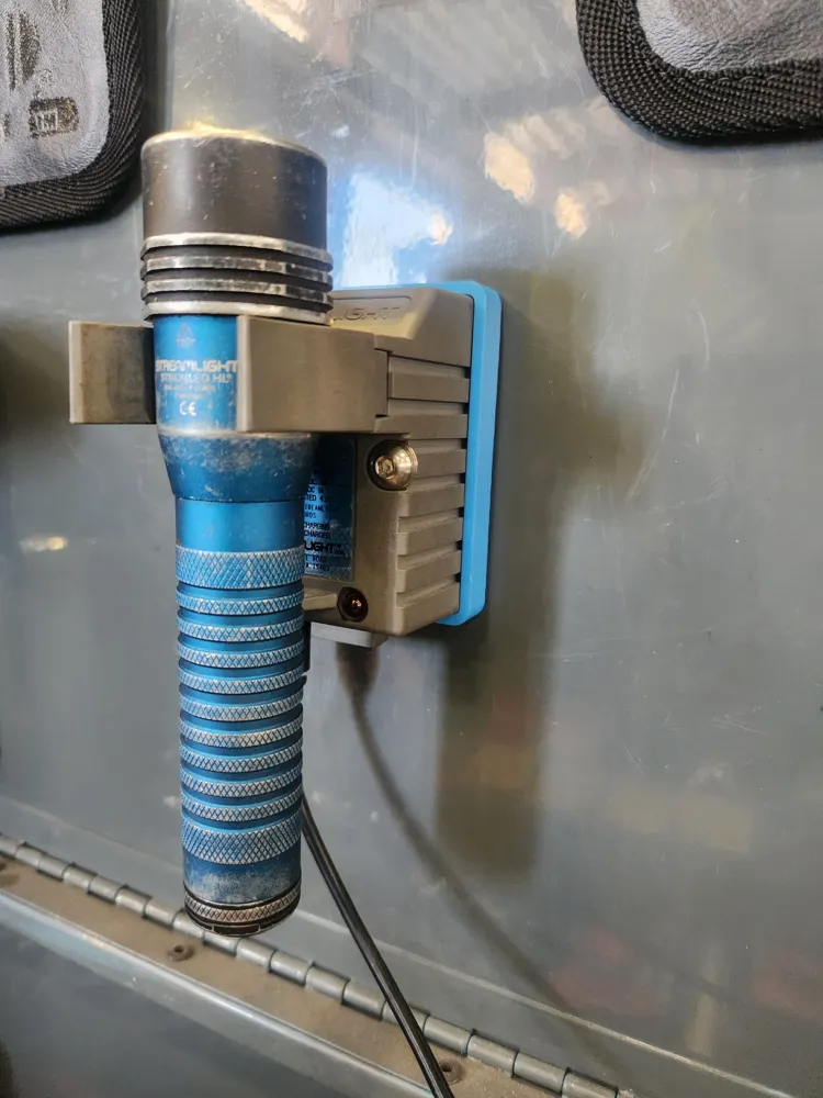 Streamlight Strion magnetic mount - Free 3D Print Model - MakerWorld
