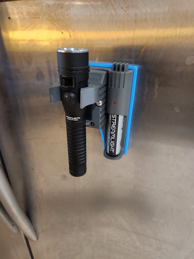 Streamlight Strion magnetic mount - Free 3D Print Model - MakerWorld