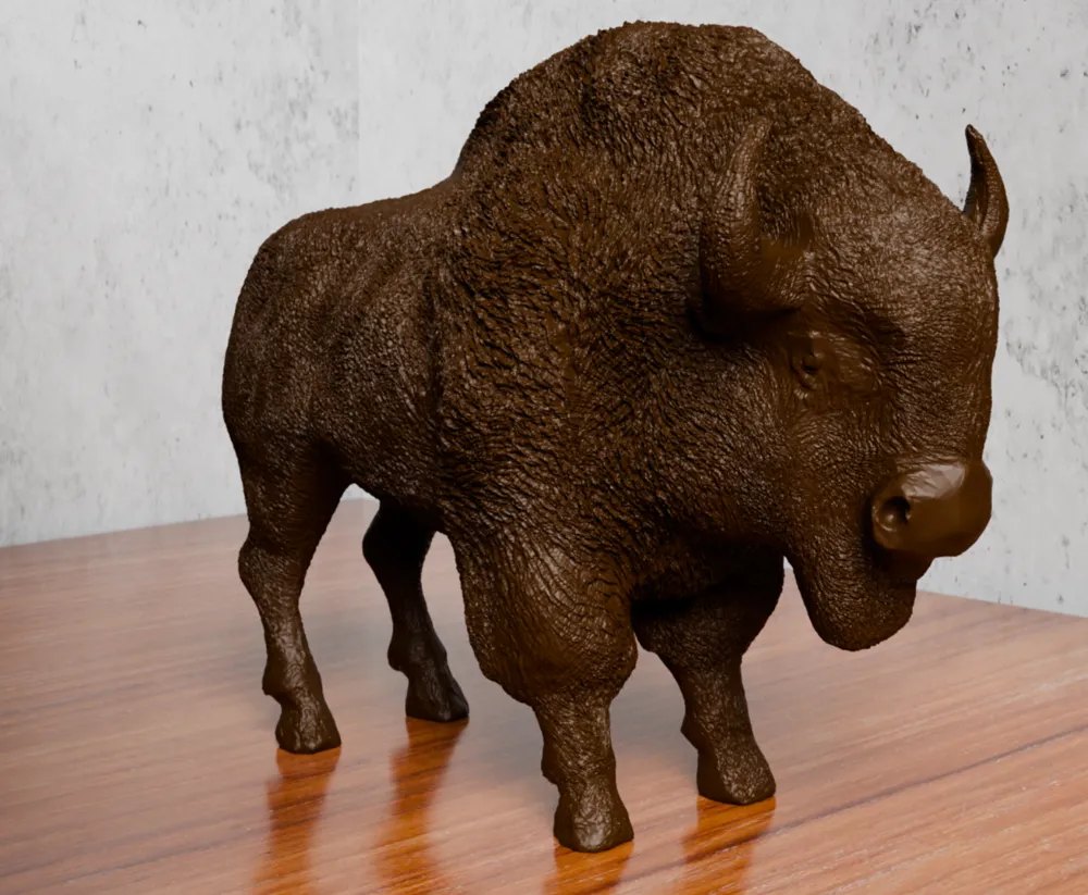 Bison (high detail) by Budahazi_Design MakerWorld: Download Free 3D Models