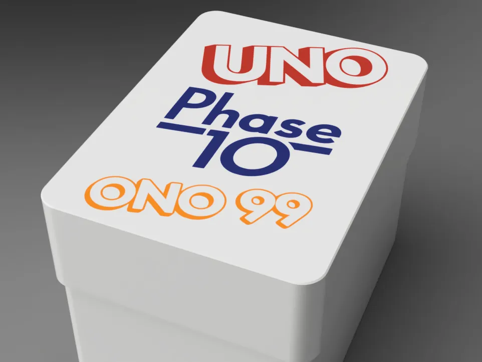 UNO, Phase 10, ONO 99 Card Box Mk3 by grizzie17 - MakerWorld