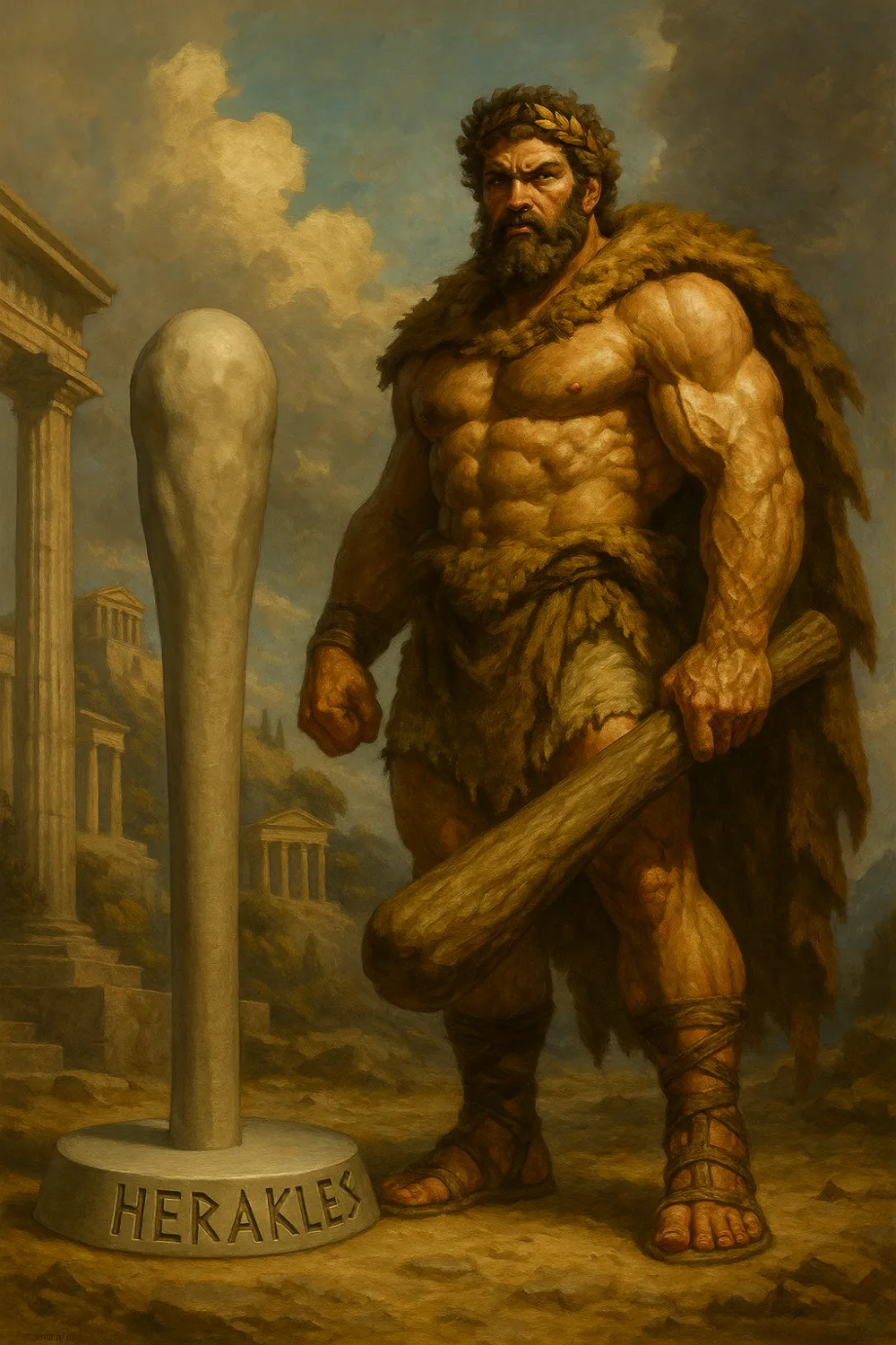 Herakles Club Statue – Greek Mythology by RaccoonPrint MakerWorld ...