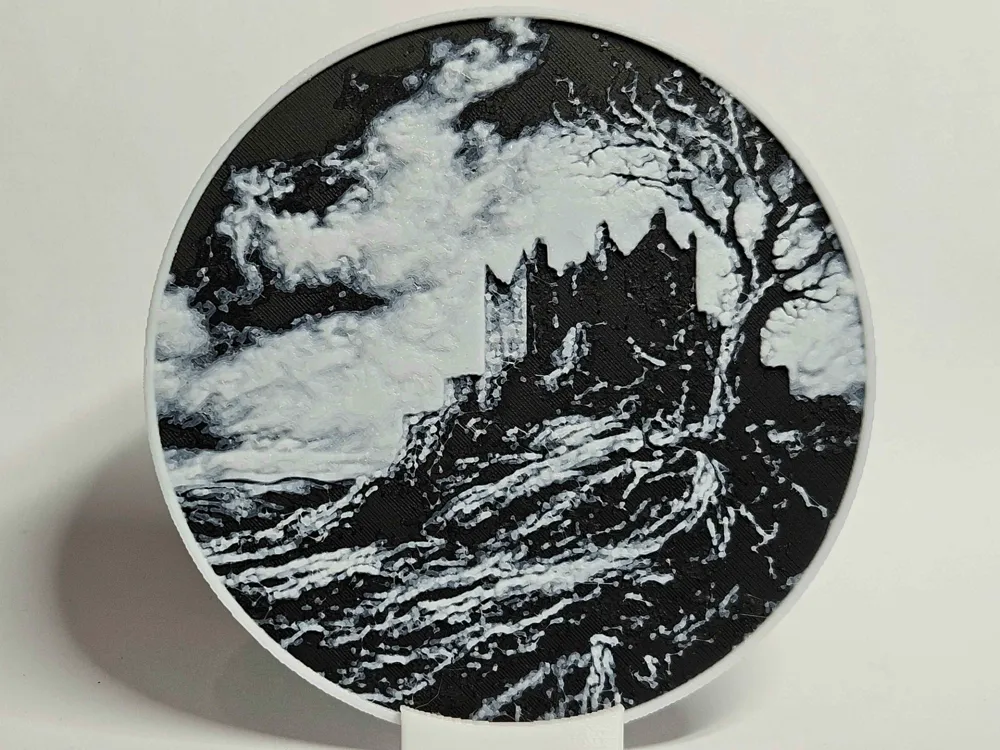 Forgotten Castle Coaster - Free 3D Print Model - MakerWorld