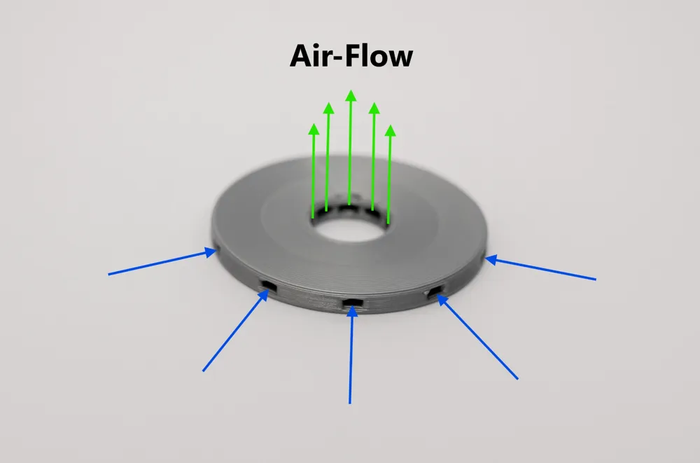 Vac-Disc v1 (Vacuum packing helper) by Kubikossi - MakerWorld