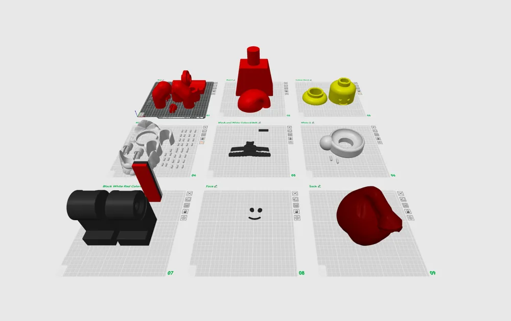 Mega Lego-Like Santa (Remix) 10:1 Remixed by jarvizar - MakerWorld