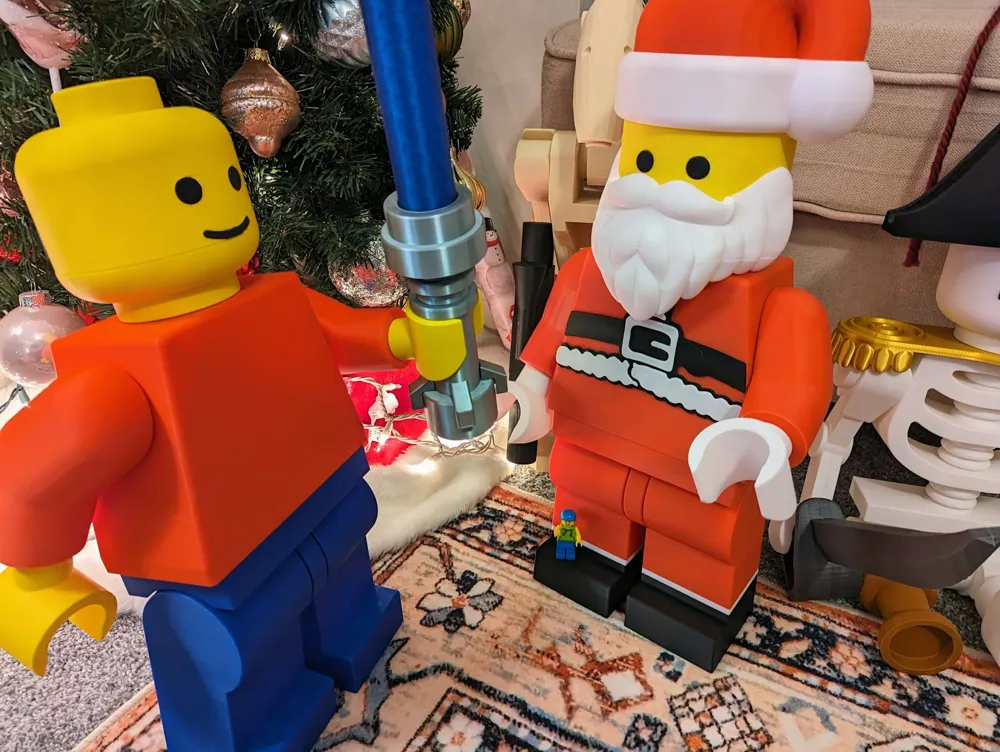 Mega Lego-Like Santa (Remix) 10:1 Remixed by jarvizar - MakerWorld