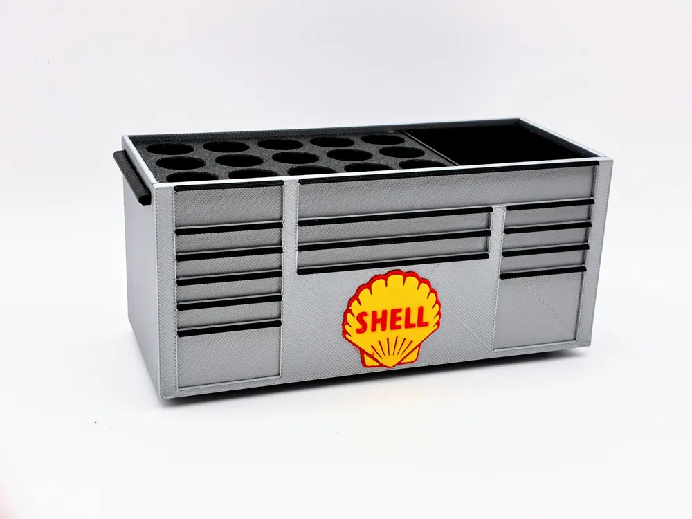 Shell Inspired desk toolbox pen holder organizer by Mrtk1970 MakerWorld ...