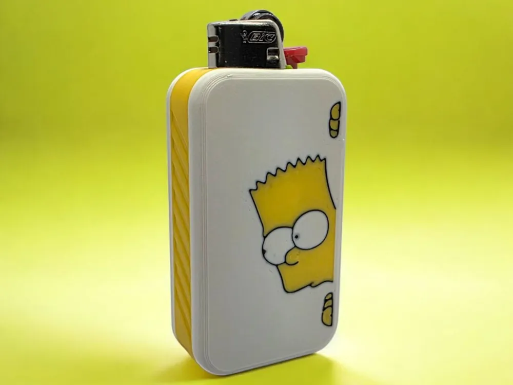 Bart Peeking Bic Sleeve - The Simpsons by Mr Potato Sleeves - MakerWorld