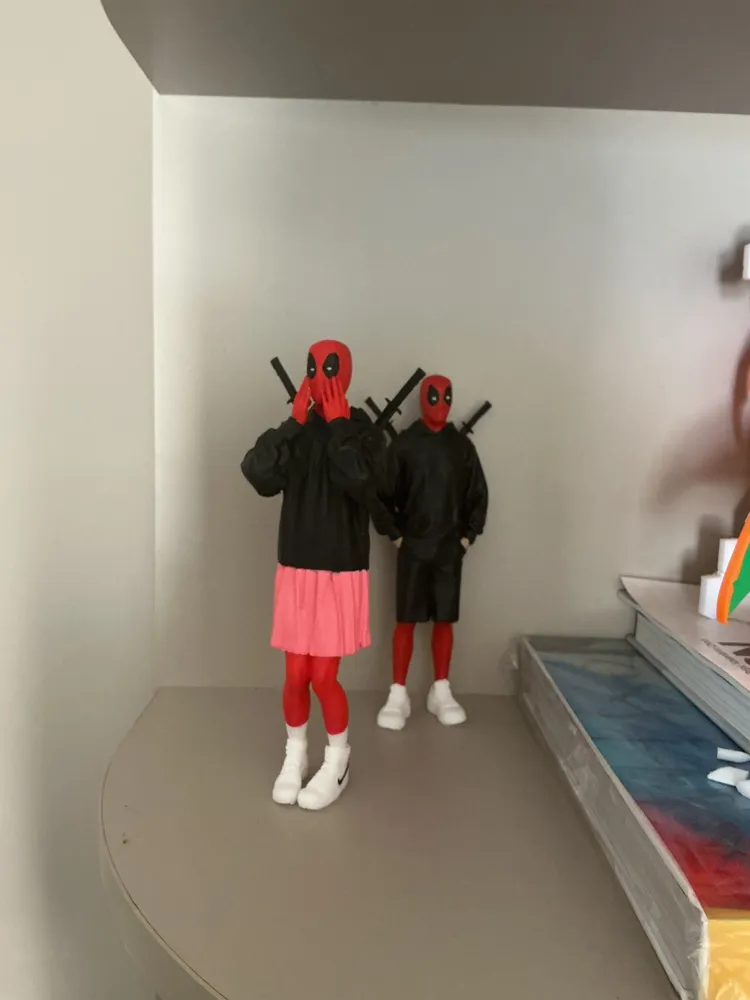 Deadpool Cheerleader by Iso MakerWorld: Download Free 3D Models