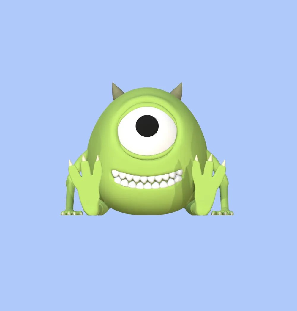 Mike Wazowski - Free 3D Print Model - MakerWorld