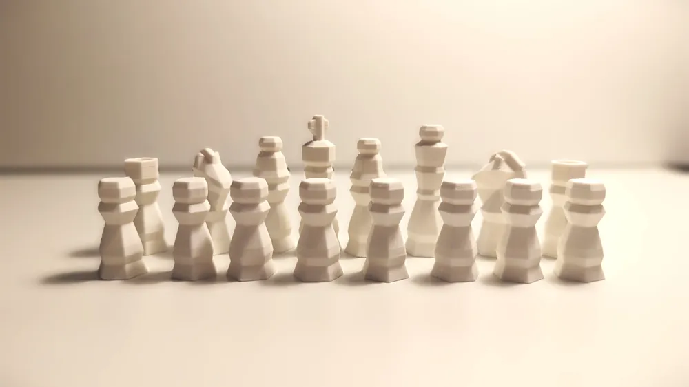 Polygon chess set by Joris - MakerWorld