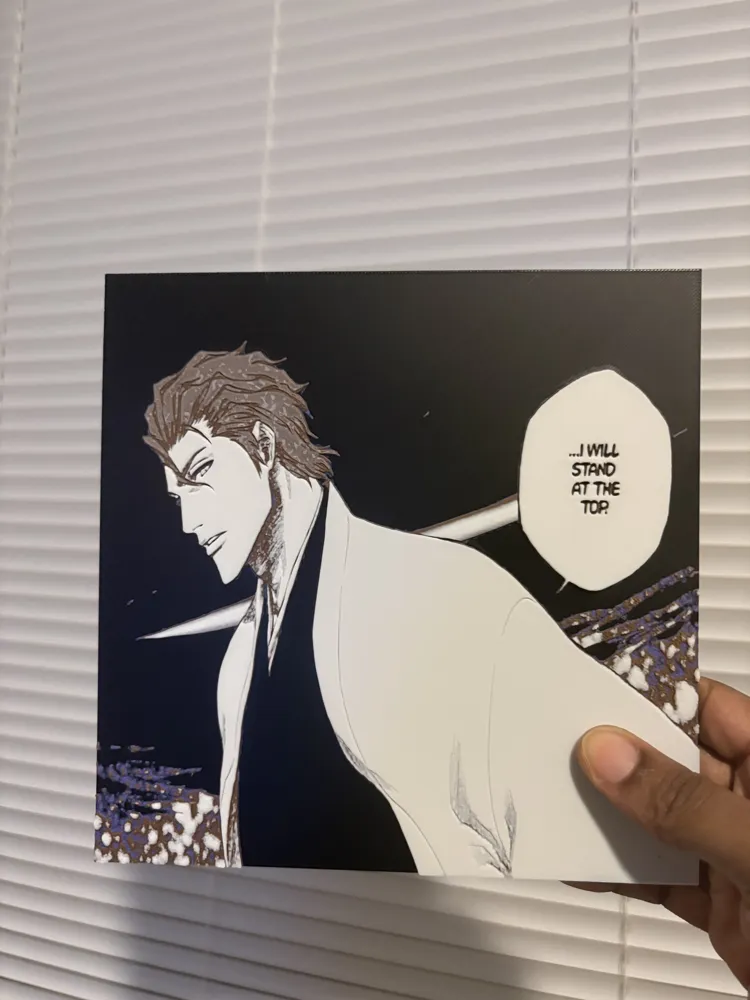 Aizen (Bleach) - Free 3D Print Model - MakerWorld