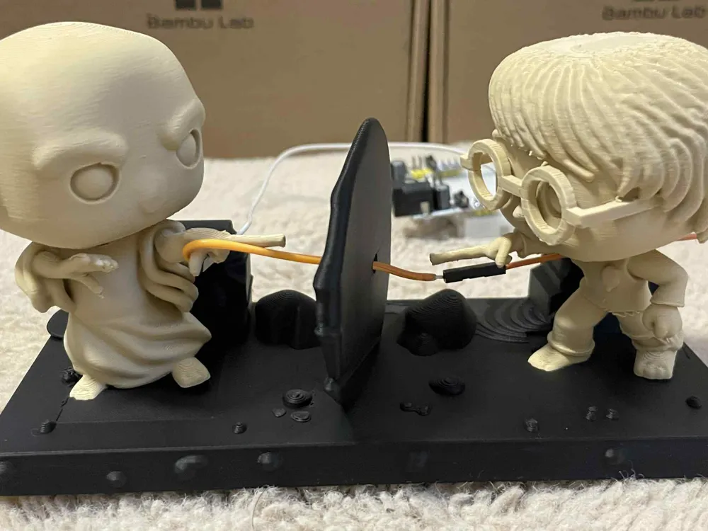 Harry Potter vs Voldemort battle light by Orban Levente MakerWorld ...