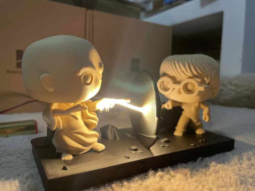 Harry Potter vs Voldemort battle light - Free 3D Print Model - MakerWorld