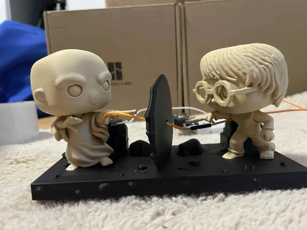 Harry Potter vs Voldemort battle light - Free 3D Print Model - MakerWorld